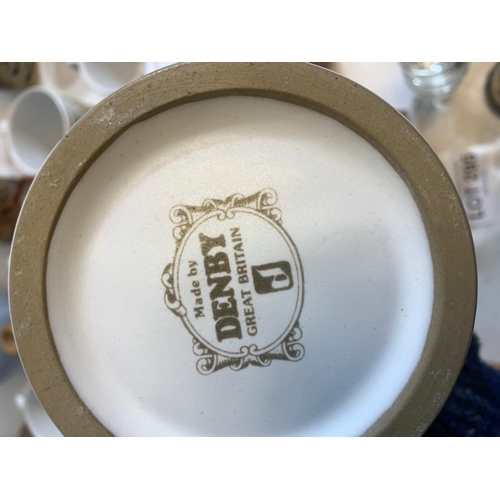 Collection of collectables including trinkets, jugs, hanging plates ...