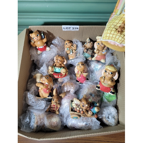 Large Collection of Pendelfin rabbits Including Drifter, Oliver ...