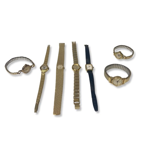A job lot of 7 vintage ladies watches. Includes Sekonda, Lorus, Montine ...