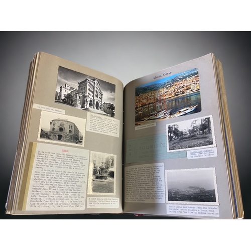 AN EXTENSIVE COLLECTION OF DIARISED MEMOIRS OF POST WAR VISITS TO ...