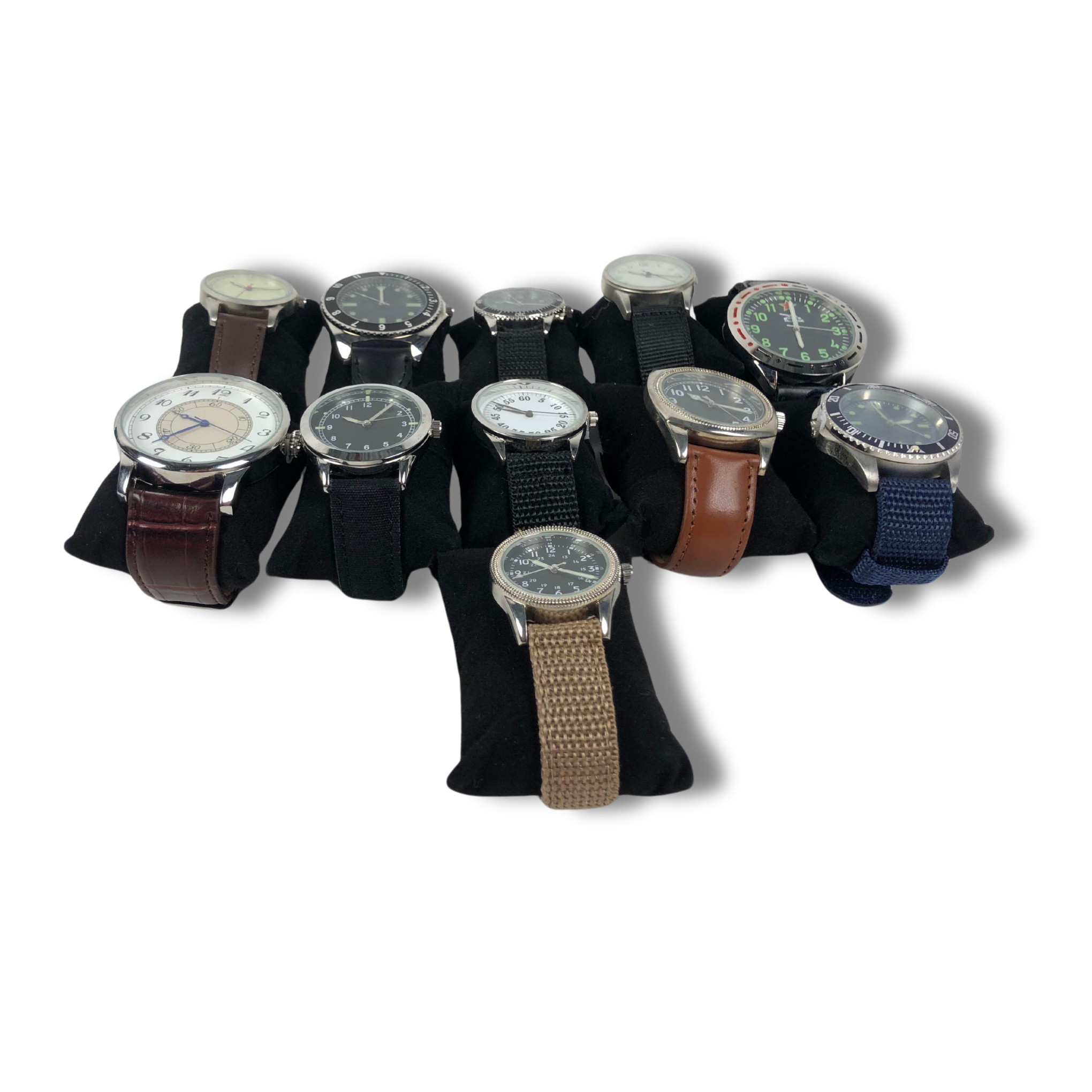 Collection of 11 watches all from the Eaglemoss Military watches ...