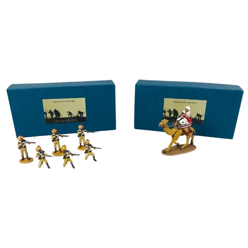 2 x Collection of Frontline Figures. Hand cast white metal figures ...