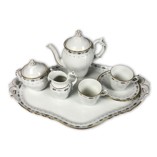 Italian Tea Service Set with Tray for One