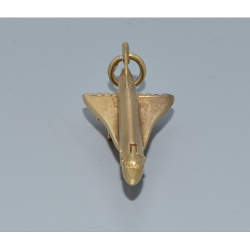 Rare Concorde passenger plane with metamorphic Droop Snoot 9ct gold ...