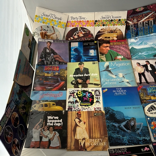 Collection of rock, pop and easy-listening vinyl LPs including Ringo ...