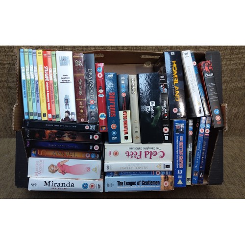 Selection of DVD box sets including Still Game, Breaking Bad and Fawlty ...