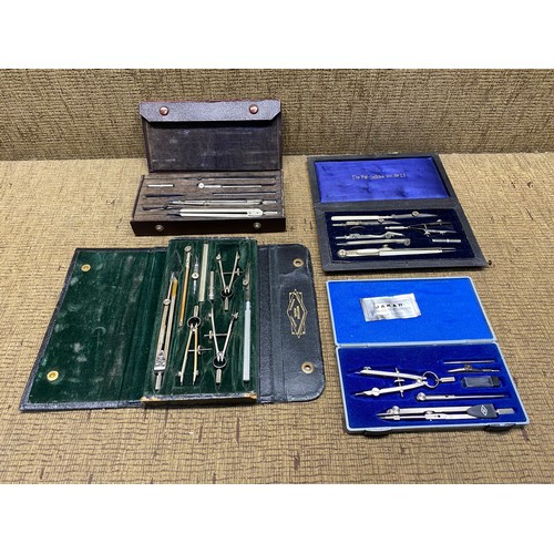 4 technical drawing sets/graphic design sets in boxes including: JAKAR ...