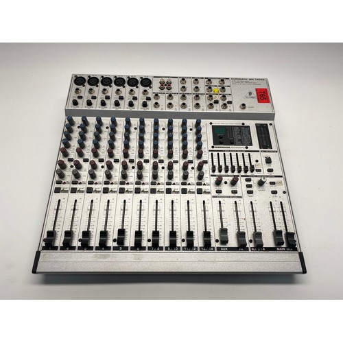 Behringer eurorack MX1804X silver 14 channel pro live or studio mixer ...
