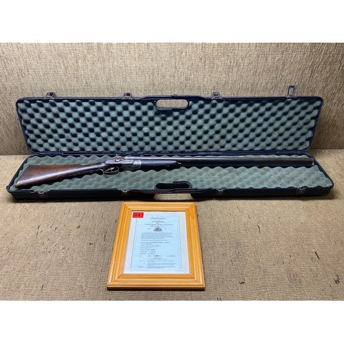 Deactivated Double barrel shotgun 12 bore (Belgium), with deactivation ...