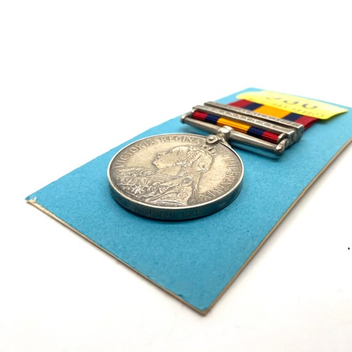 Queen's South Africa Medal, Claps South Africa 1902 and Transvaal,2 ...