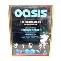 Oasis friday 5 saturday 6 july 2022 finsbury park original poster in frame.