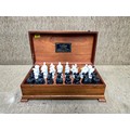 Stunning limited edition chess set in an oak wooden box. "The Herald ...