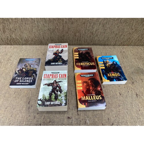 6 Warhammer 40K books.