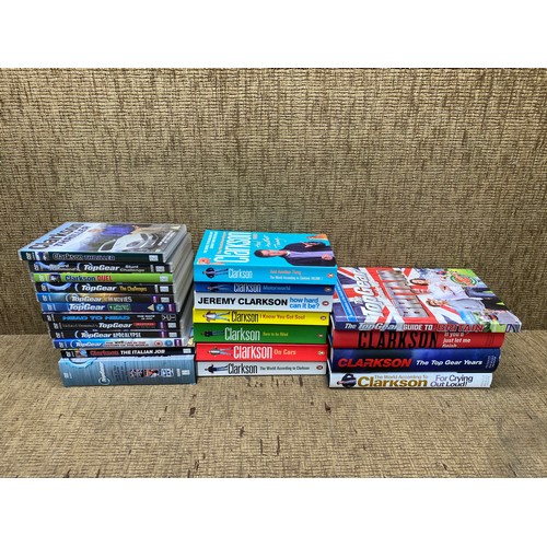 Collection of Jeremy Clarkson Books and DVDs.