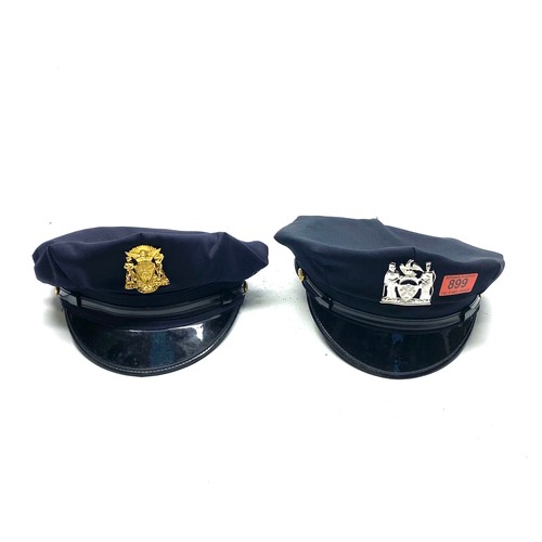 American police officers peaked caps San Francisco and New York