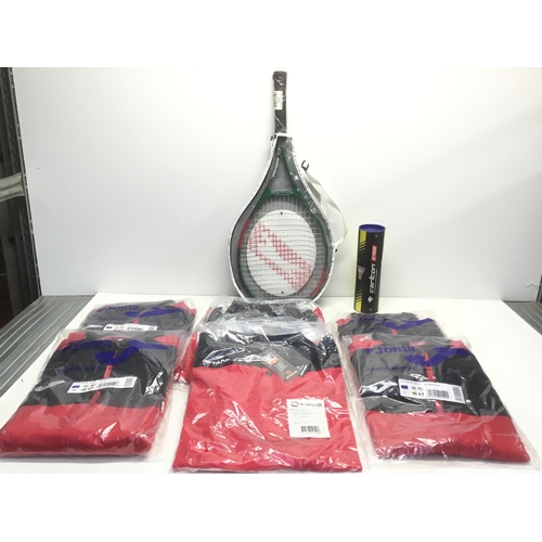 Retail packaged clothing including Joma jackets sizes S and M, Stanno ...