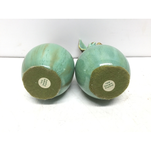Two Yare designs lucky hatching dragon eggs 12cm
