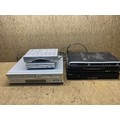 Selection of electrical items, including Freesat, Daewoo VHS DVD recorder.