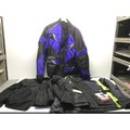 Three motorcycle jackets including Buffalo size M, Akito size XL and ...