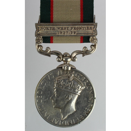 IGS GVI with bars North West Frontier 1937-39 to (7731 Sep Mir Bahadur ...