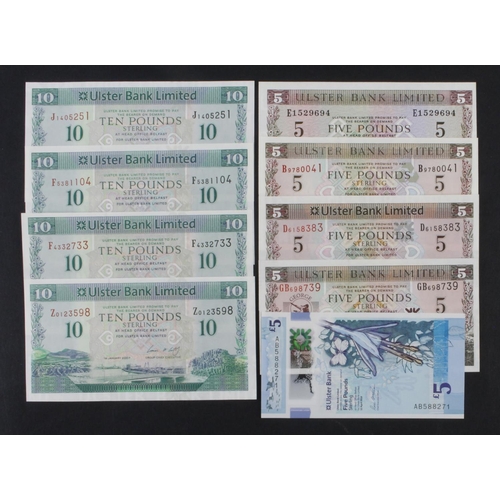 Northern Ireland, Ulster Bank Limited (9), a collection of Uncirculated ...