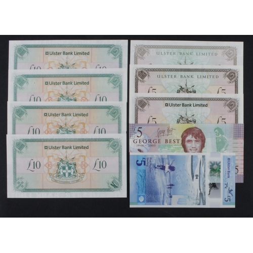 Northern Ireland, Ulster Bank Limited (9), a collection of Uncirculated ...