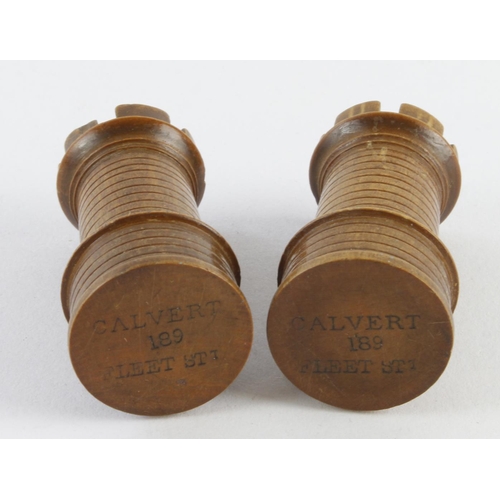 Calvert (John). A turned & carved chess set by John Calvert, circa ...