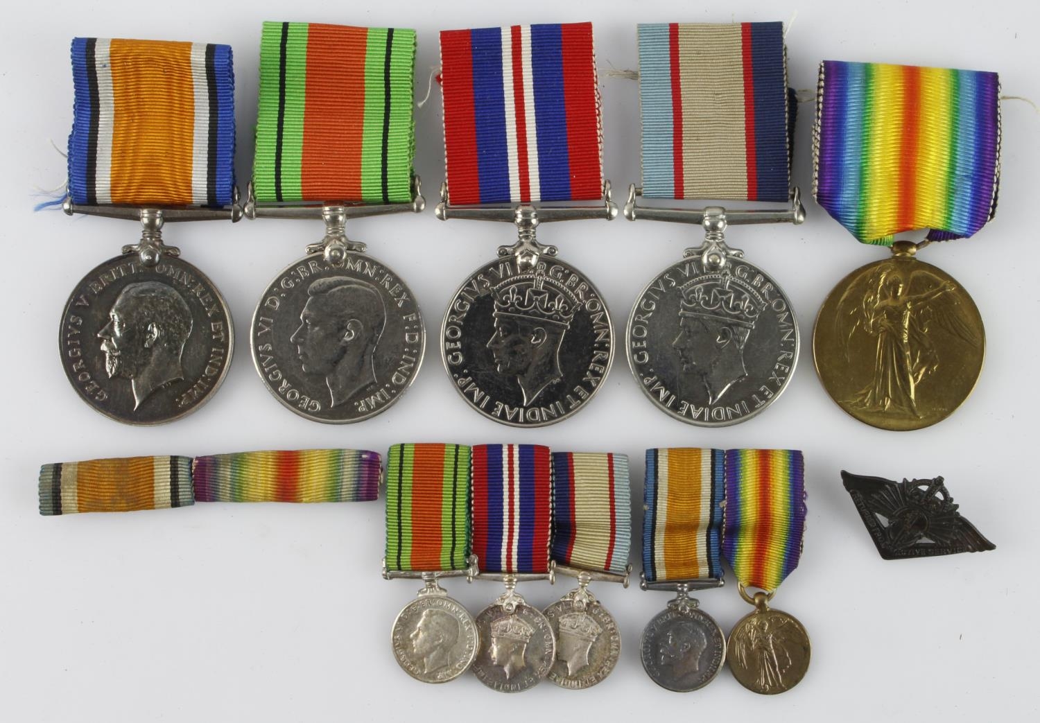 Group WW1 and WW2 officers group with BWM & Victory medals to Captain William Siegfried Dawson RAMC