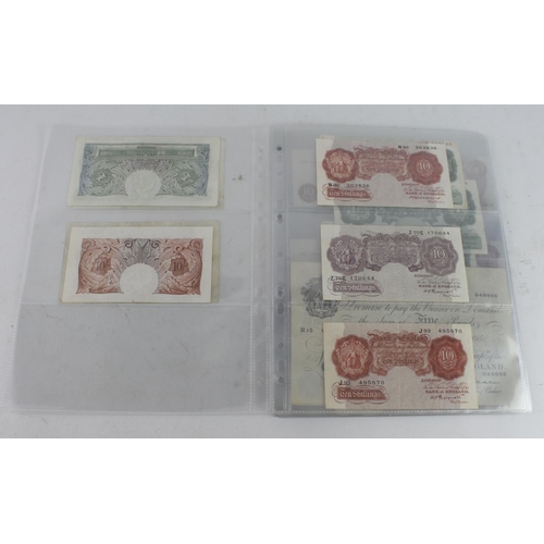 Bank of England & Treasury (54), Warren Fisher 1 Pound x 2, a range of ...