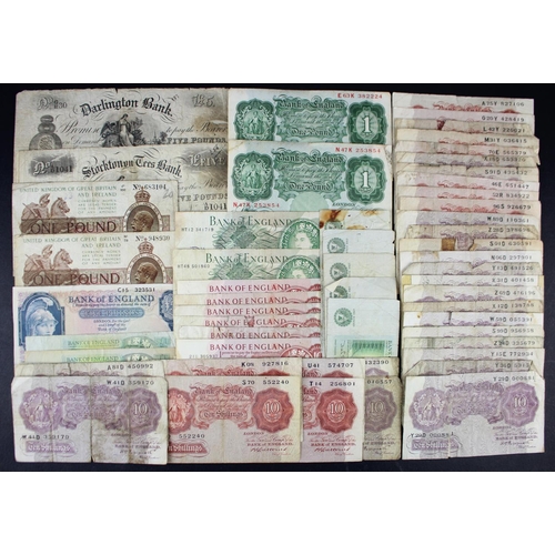 Bank of England, Treasury & Provincial (54), a collection of lower ...