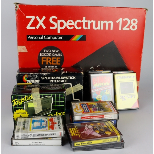 ZX Spectrum 128 personal computer / console, contained in original box ...
