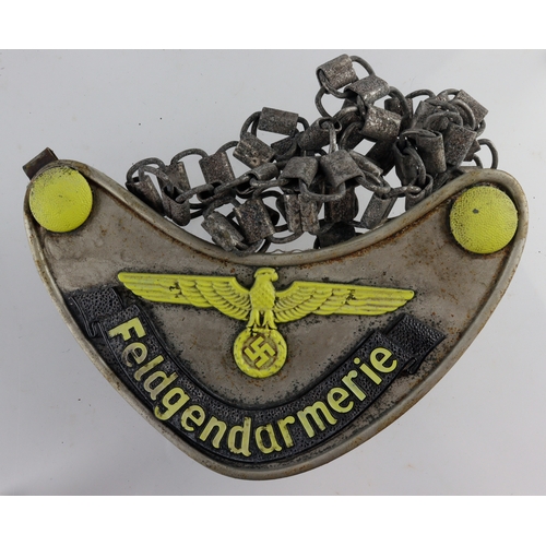German Field Police gorget.