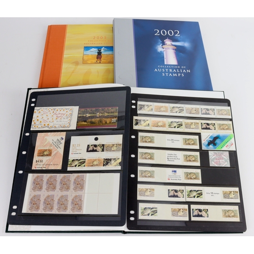 Australian hardback Yearbooks, complete with UM stamps 1991/1992, 2002 ...