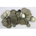 GB pre-1947 silver coins, 484g.