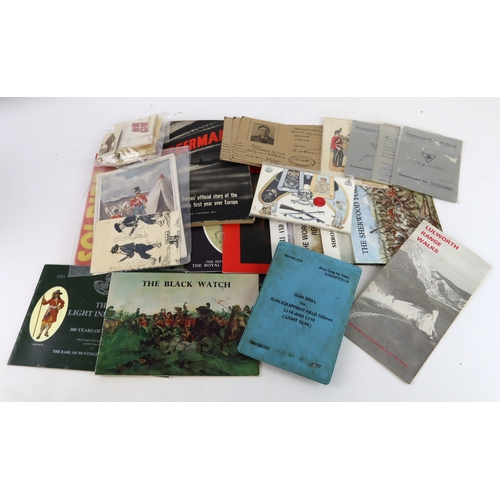 Misc. military ephemera. (qty)