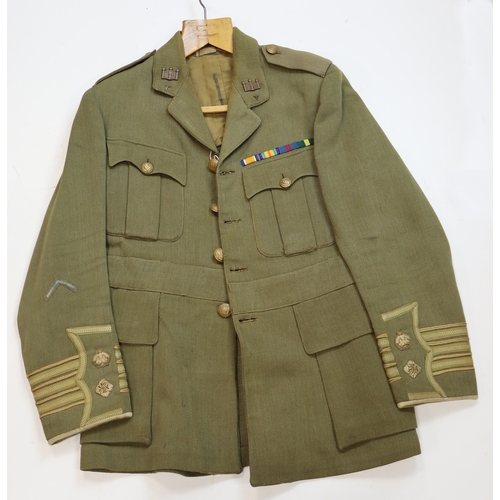WW1 Cuff Rank Tunic named to Lieut-Colonel Louis Tebbutt of the ...