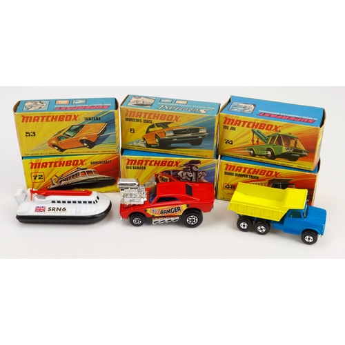 Matchbox. Six boxed Matchbox Rolla Matics models, comprising Mercedes ...