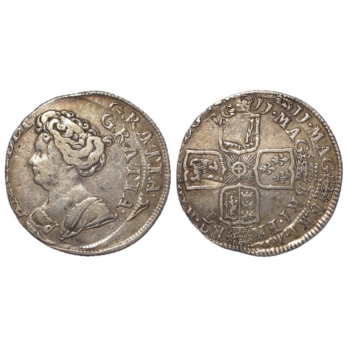 Error Coin: Impressively double-struck GB, Queen Anne silver Shilling ...