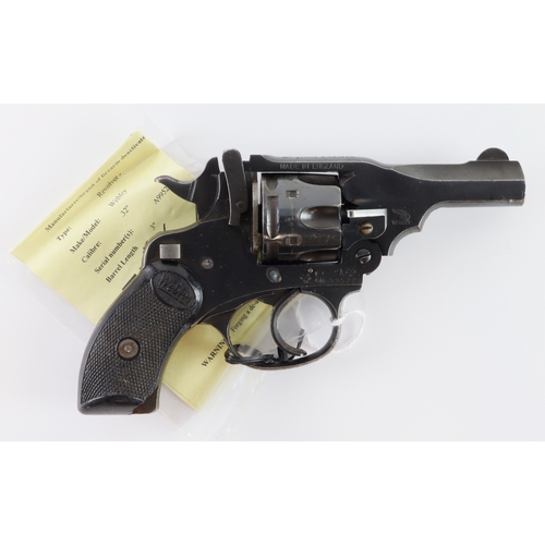 Webley & Scott .32 Mark IV Double-action Revolver, serial no. 99522 ...