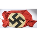 German WW2 original large NSDAP party flag, vendor states removed from ...