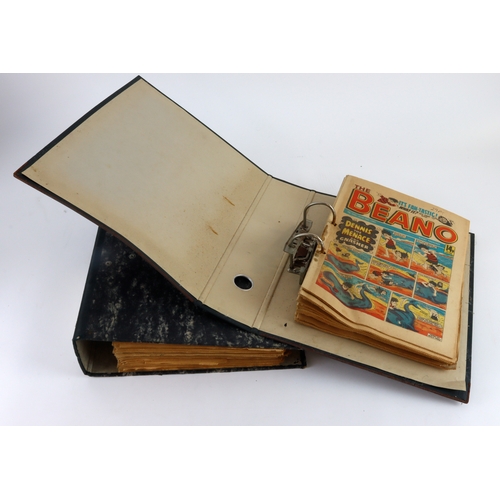 Beano Comics. Five folders containing a collection of various Beano ...