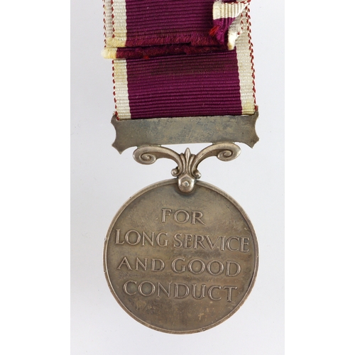 Regular Army LSGC Medal GV crowned (3948947 W.O.CL.II. W Dunne, Welch R ...