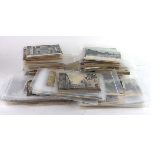 White box with an original old time range of postcards, majority ...