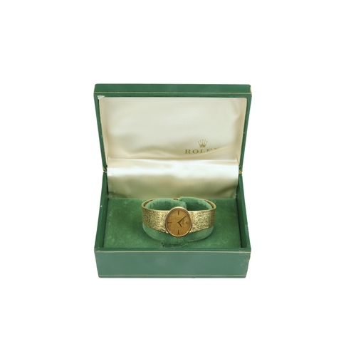 Rolex, 18ct yellow gold, case ref. 679J, import marks London 1989. The ...