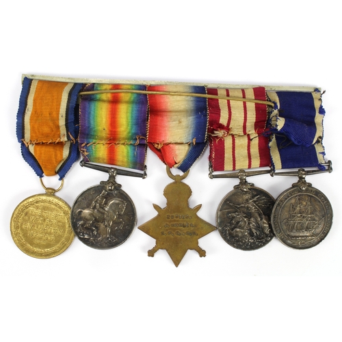 Group mounted as worn - NGS GV with Persian Gulf 1909-1914 clasp ...