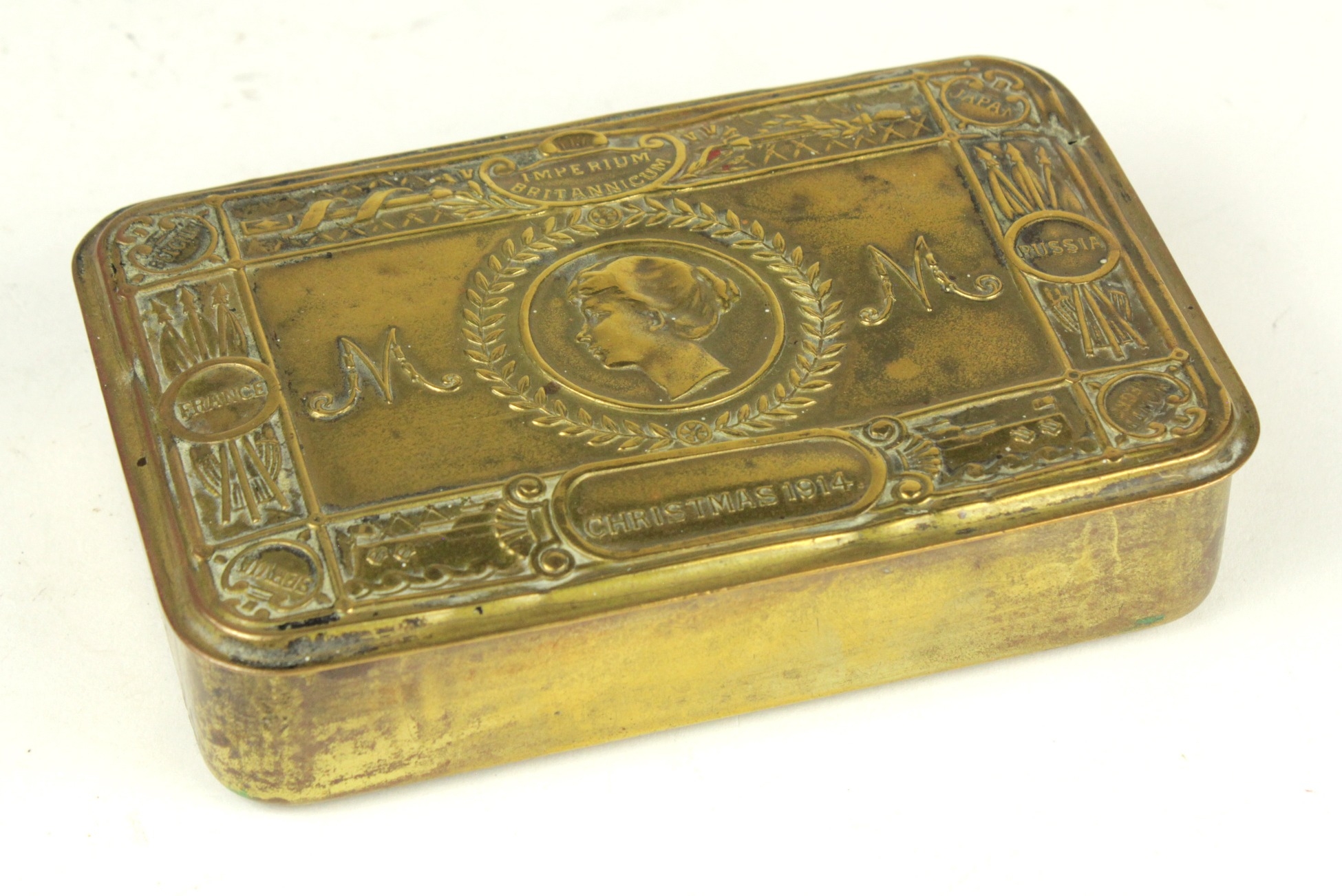 WW1 Christmas Tin 1914 (empty)