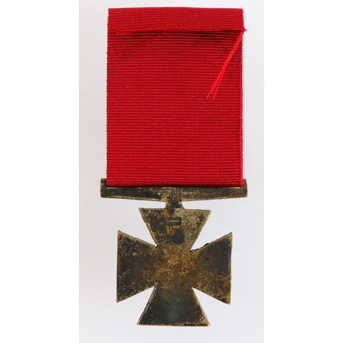 Boy Scouts Bravery Cross in bronze.
