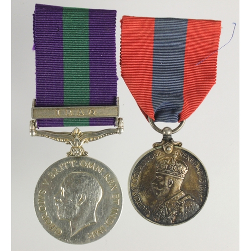 ISM GV (crowned) for James Clancy. With a RENAMED GV GSM for Iraq ...