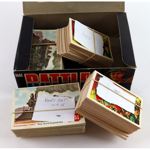 A & B.C. Gum - Battle counter box, containing 2 complete sets Battle ...