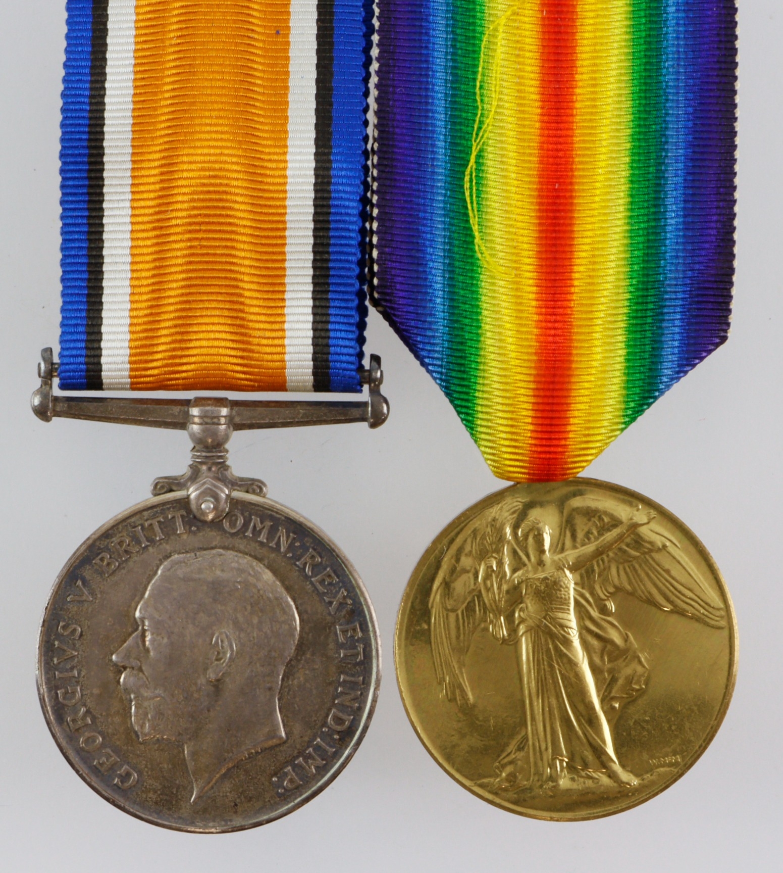 Australian WW1 casualty BWM & Victory medals to 20214 Sgt Albert Addy ...